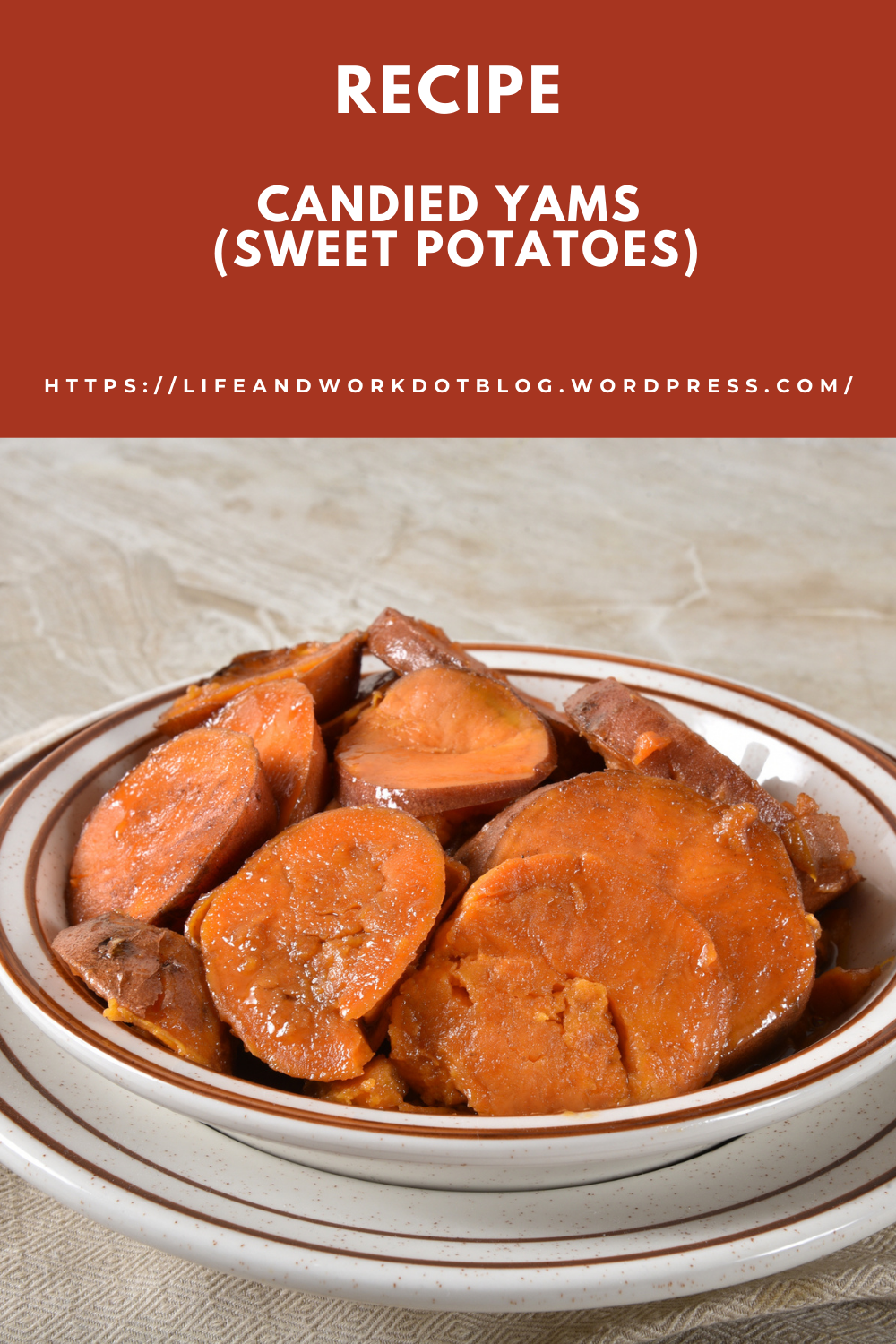 Recipe – Candied Yams (Sweet Potatoes)