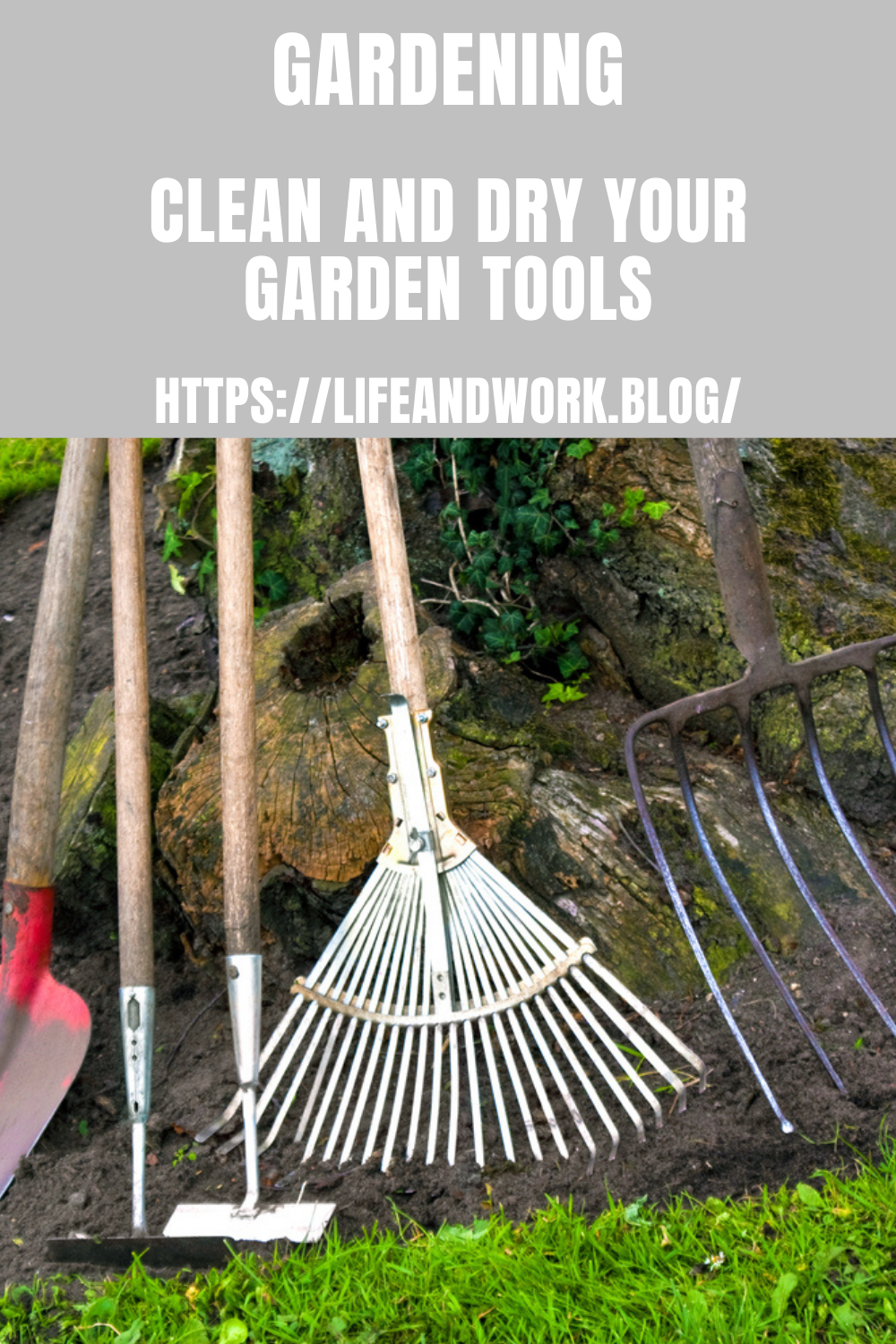 Clean and Dry Your Garden Tools