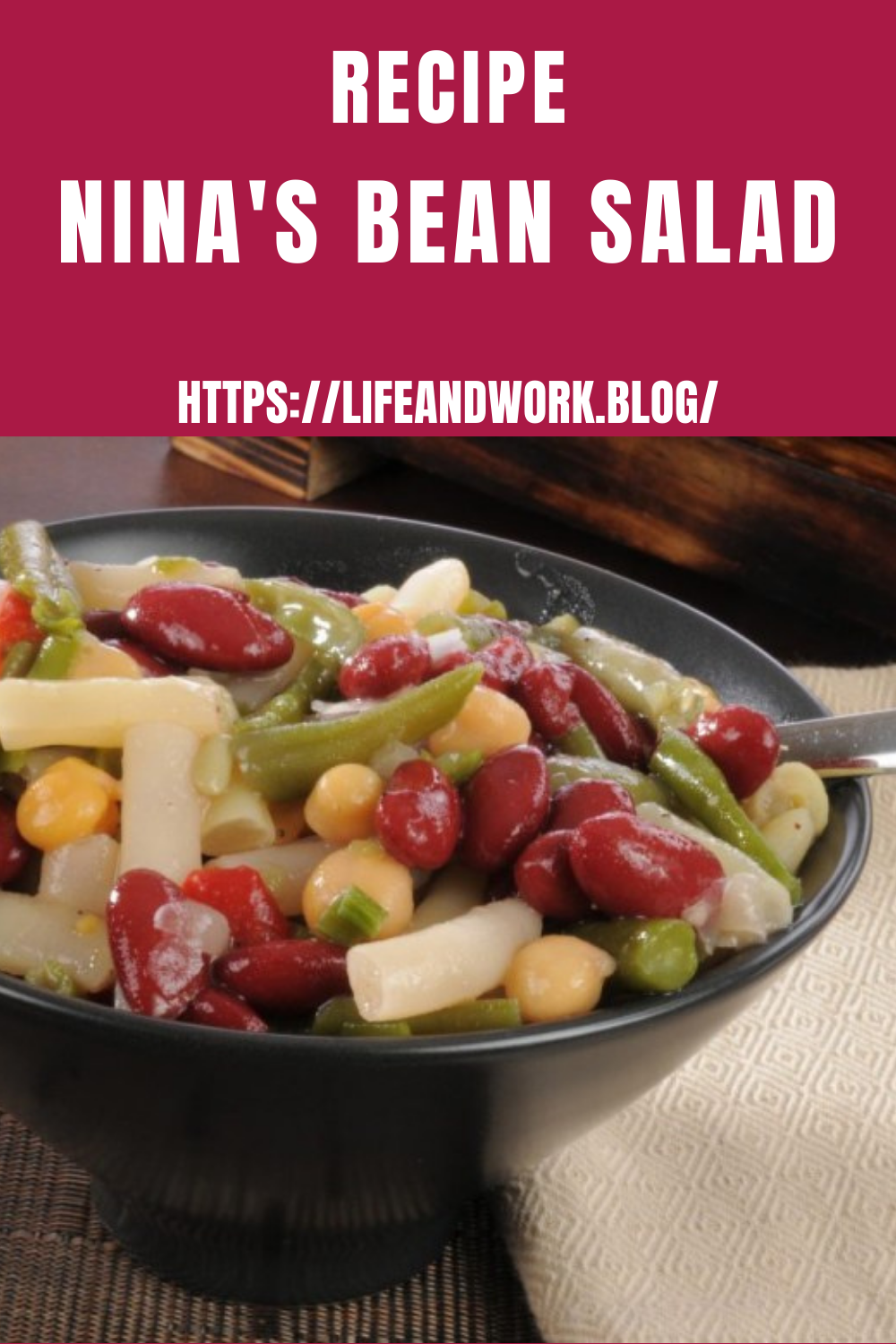 Recipe - Nina's Bean Salad