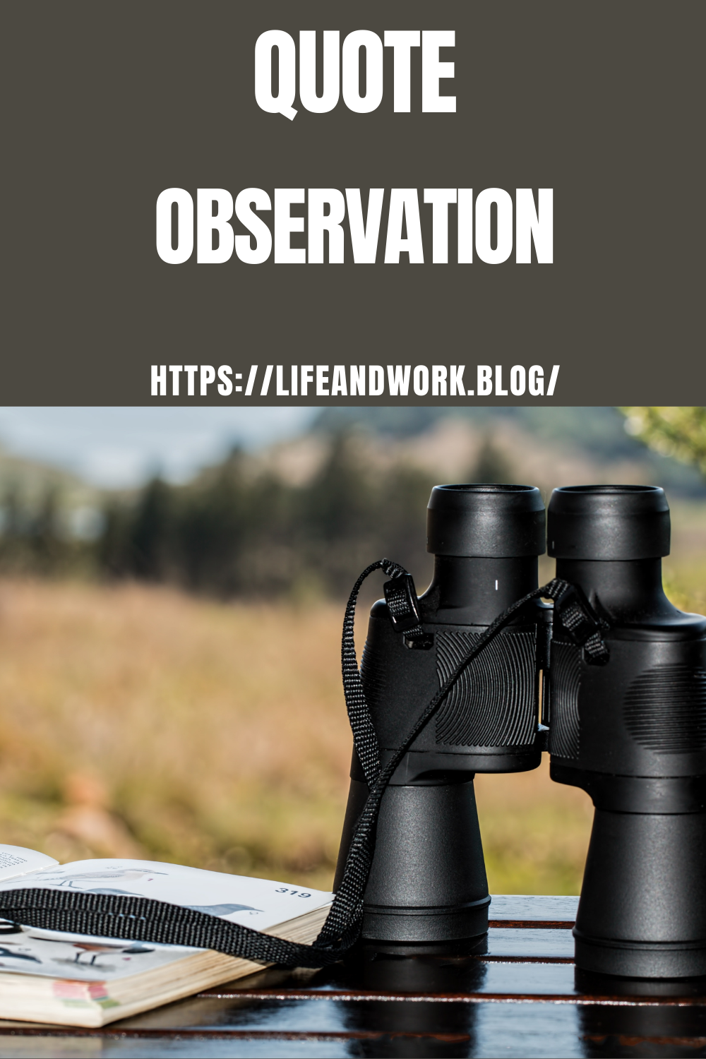 How to observe should be the motto
