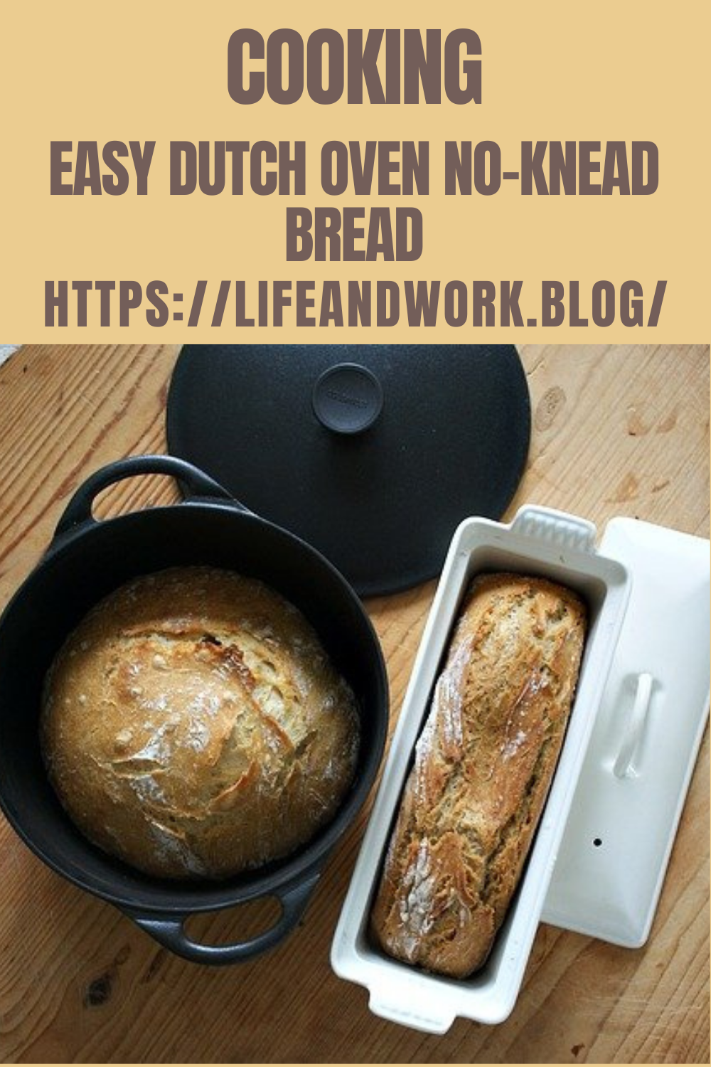 Easy Dutch Oven No Knead Bread