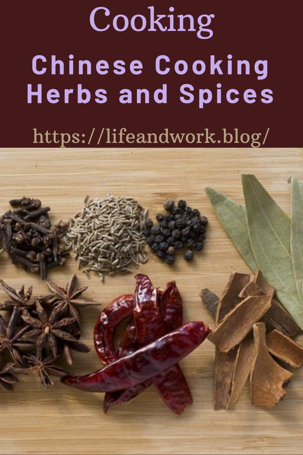 Chinese Cooking Herbs and Spices