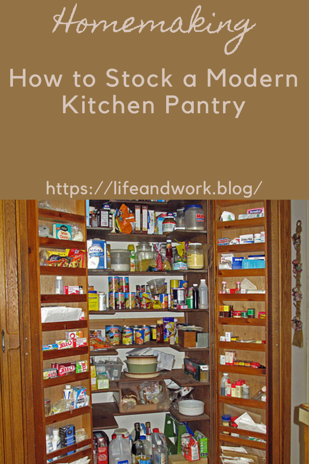 How to Stock a Modern Kitchen Pantry