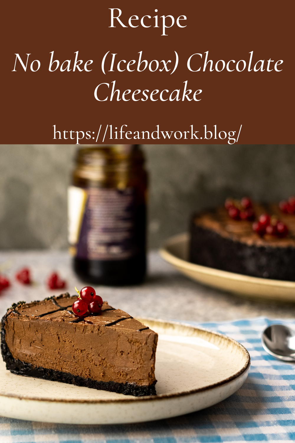 Recipe - No bake (Icebox) Chocolate Cheesecake