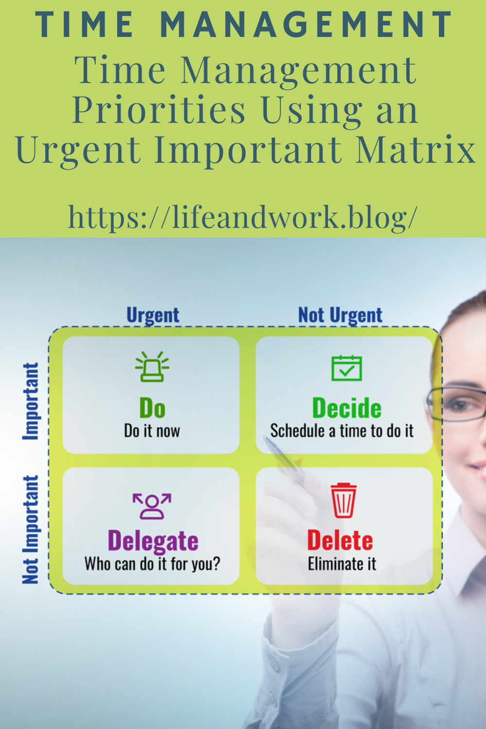 Time Management Priorities Using an Urgent Important Matrix