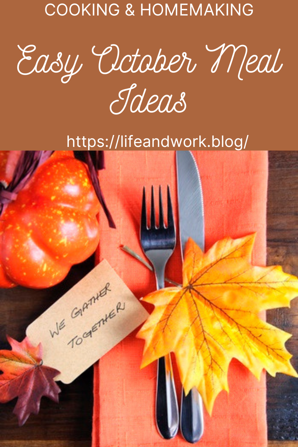 Easy October Meal Ideas