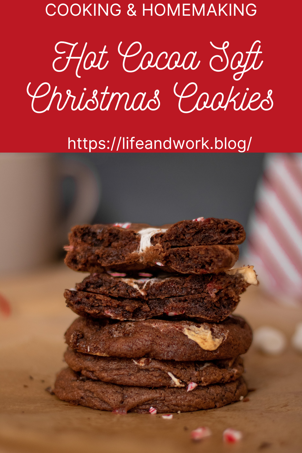 Hot Cocoa Soft Christmas Cookies