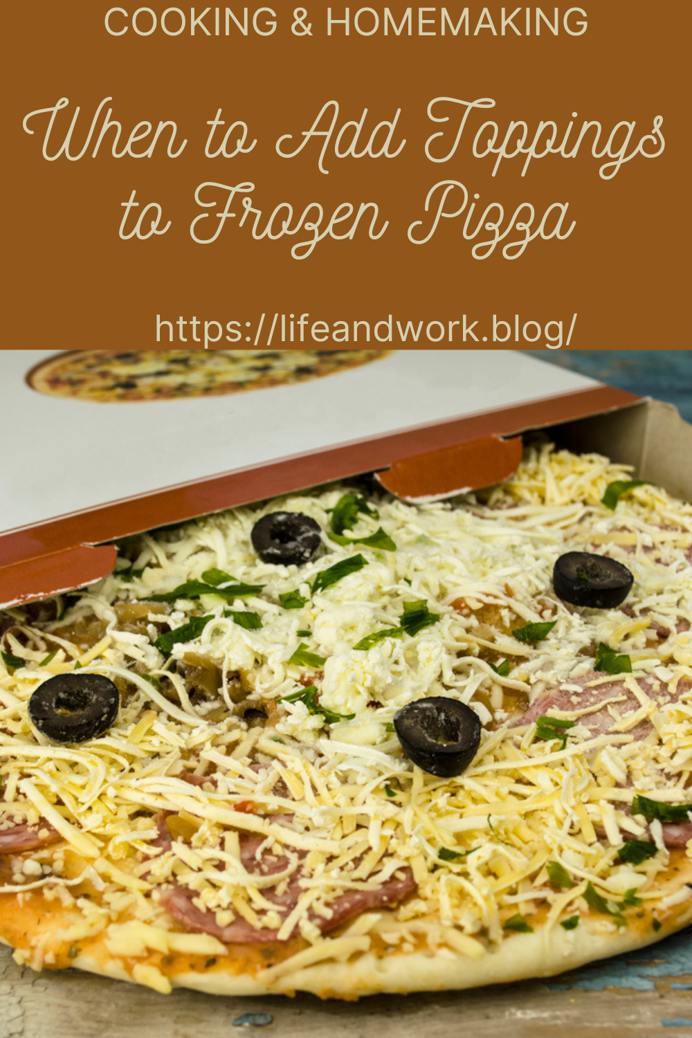 When to Add Toppings to Frozen Pizza