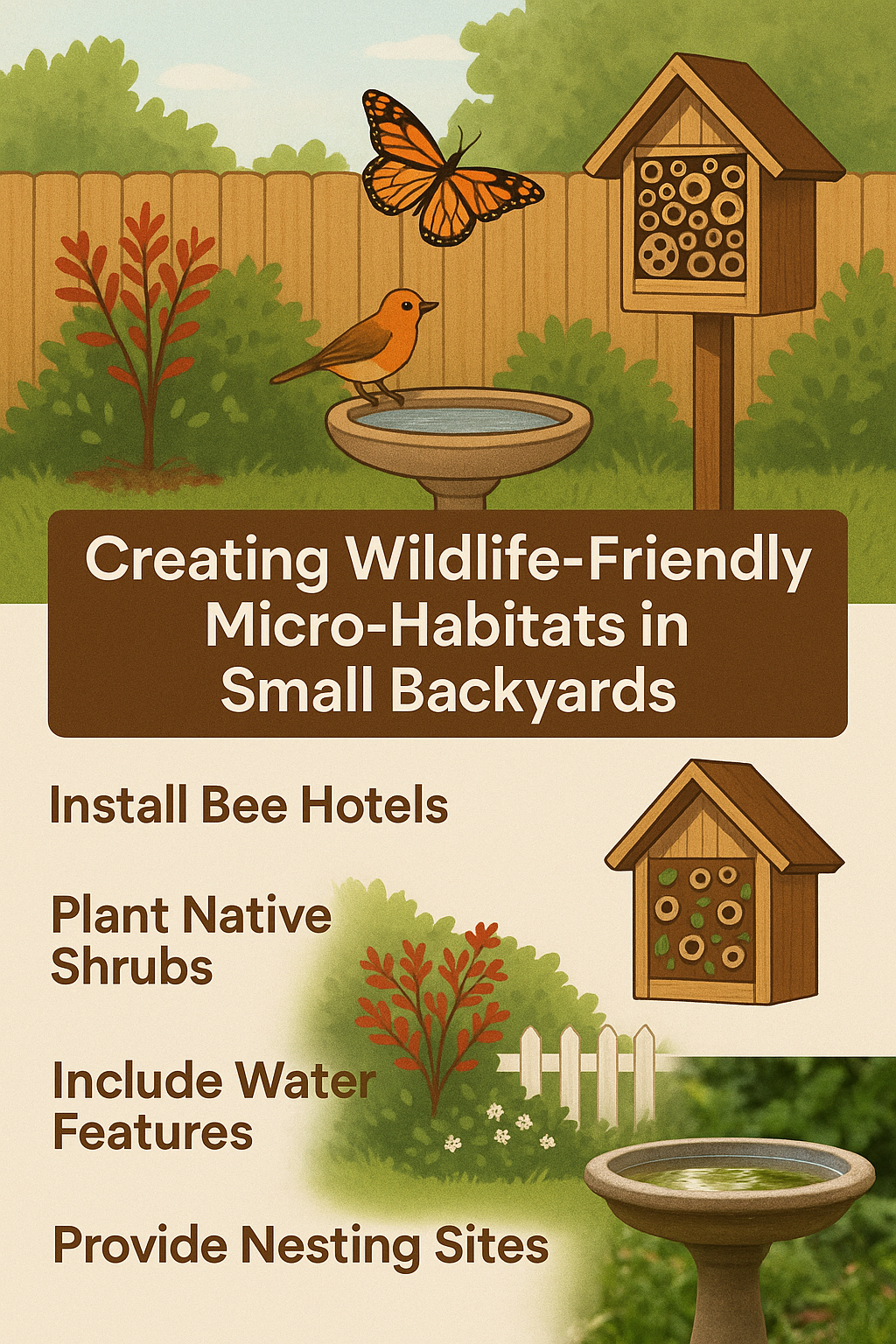 Transform Your Small Backyard into a Wildlife Haven Today