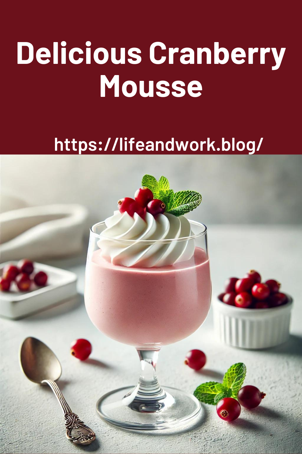 Delicious Cranberry Mousse: A Refreshing and Indulgent Treat