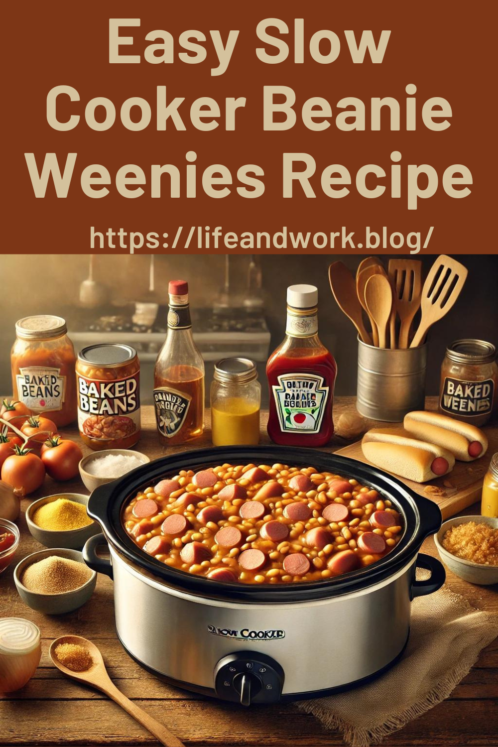 Easy Slow Cooker Beanie Weenies Recipe