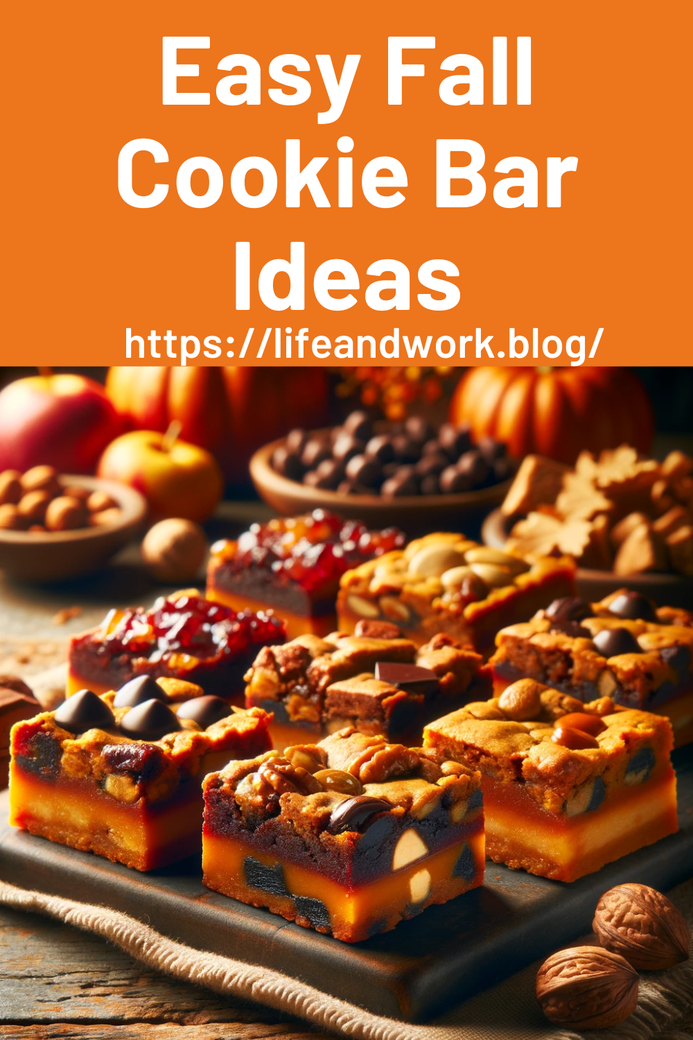 Easy Fall Cookie Bar Ideas