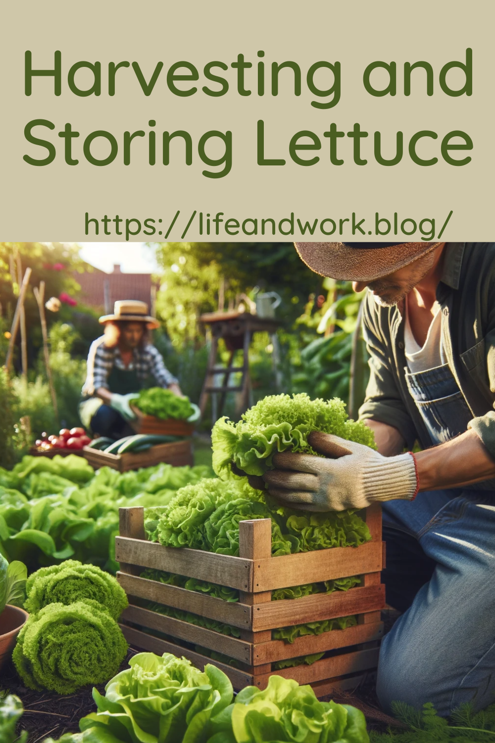 Harvesting and Storing Lettuce