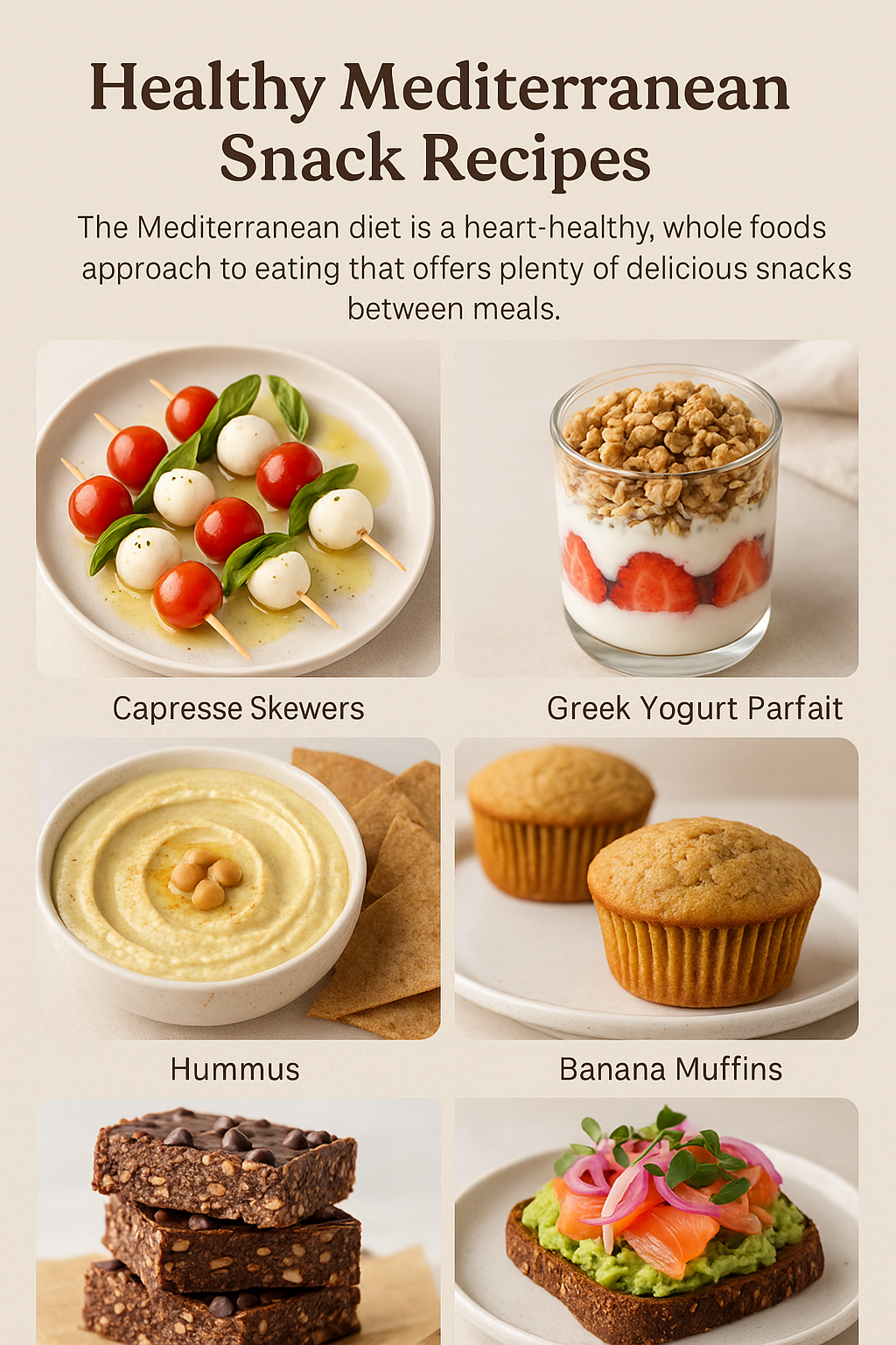 Delicious Mediterranean Diet Snacks for Healthy Eating