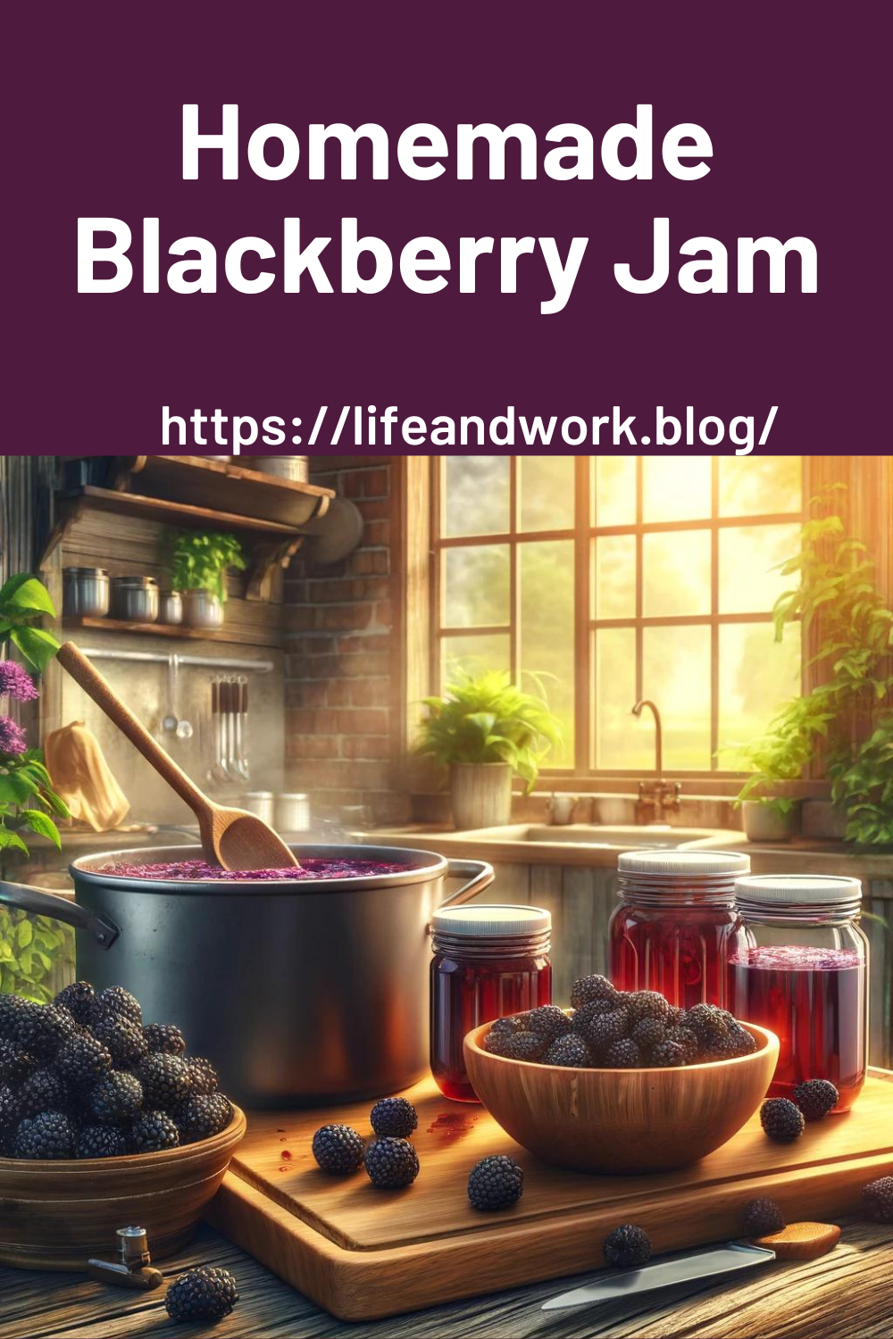 Homemade Blackberry Jam: A Simple Delight in Small Batches