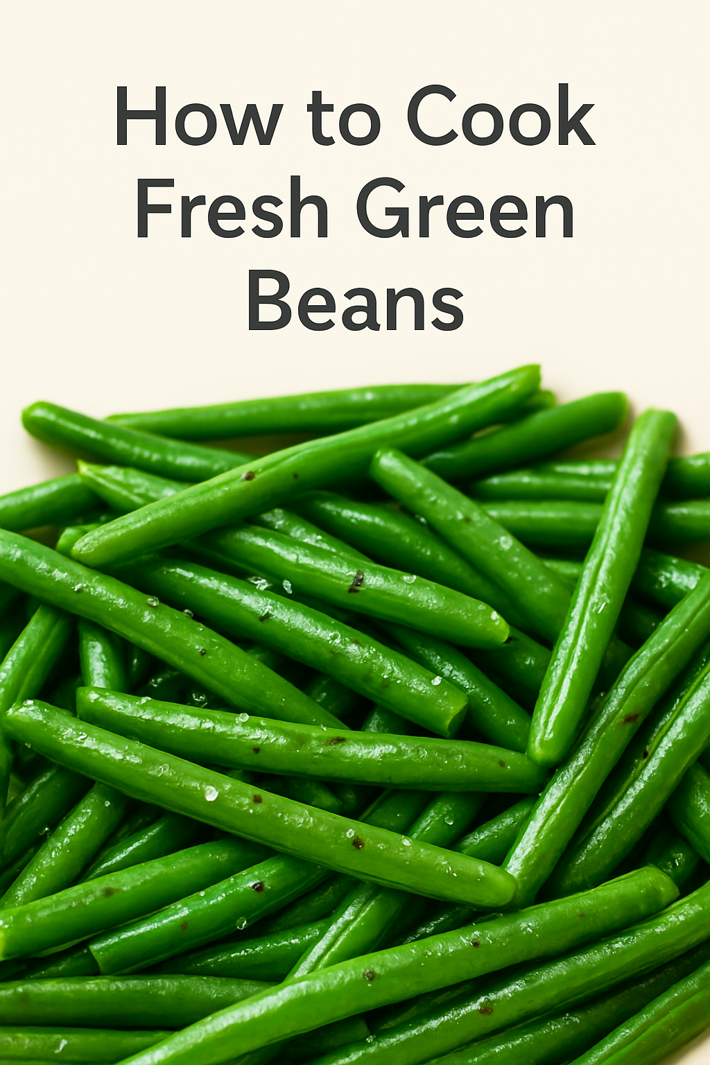 How to Cook Fresh Green Beans Perfectly Every Time