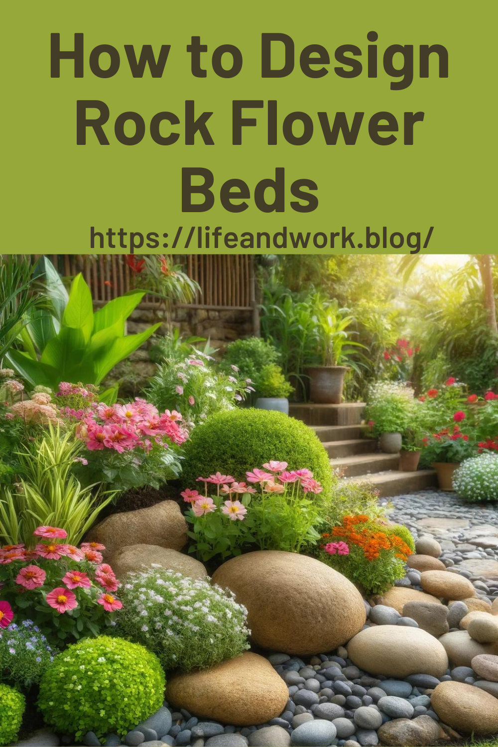 How to Design Rock Flower Beds