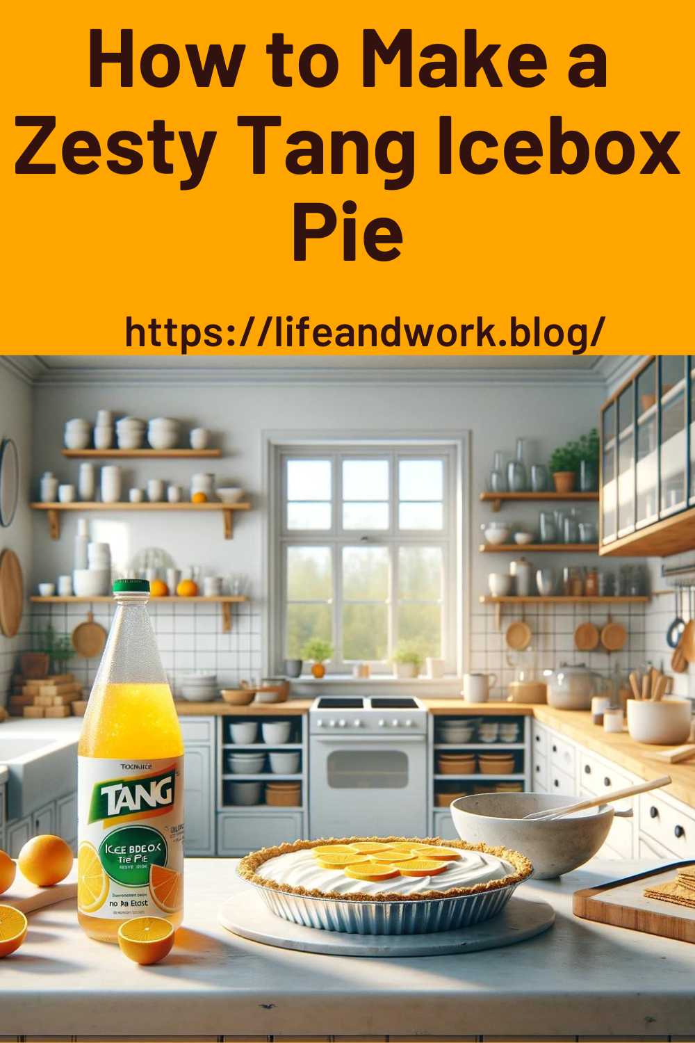 How to Make a Zesty Tang Icebox (No Bake) Pie: A Homemaker's Guide