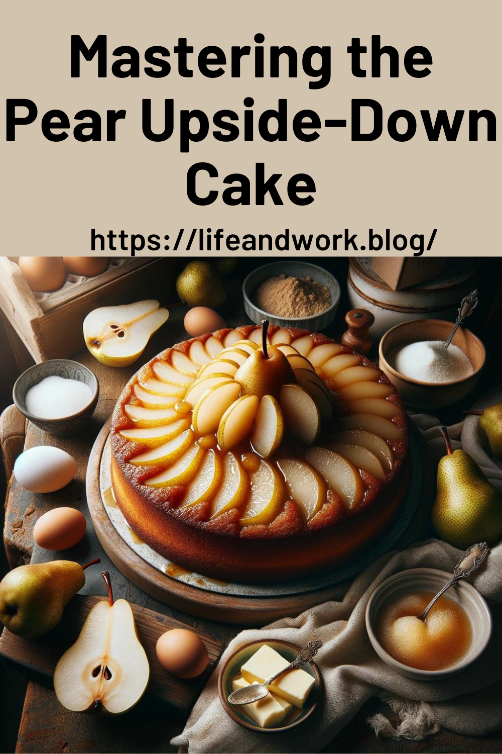 Mastering the Pear Upside-Down Cake