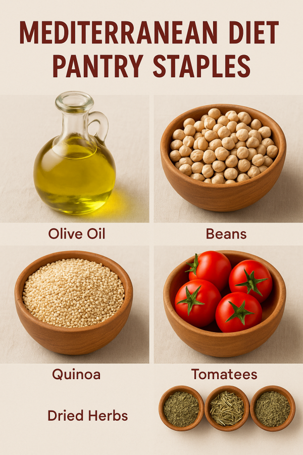 Top Pantry Staples for a Healthy Mediterranean Diet