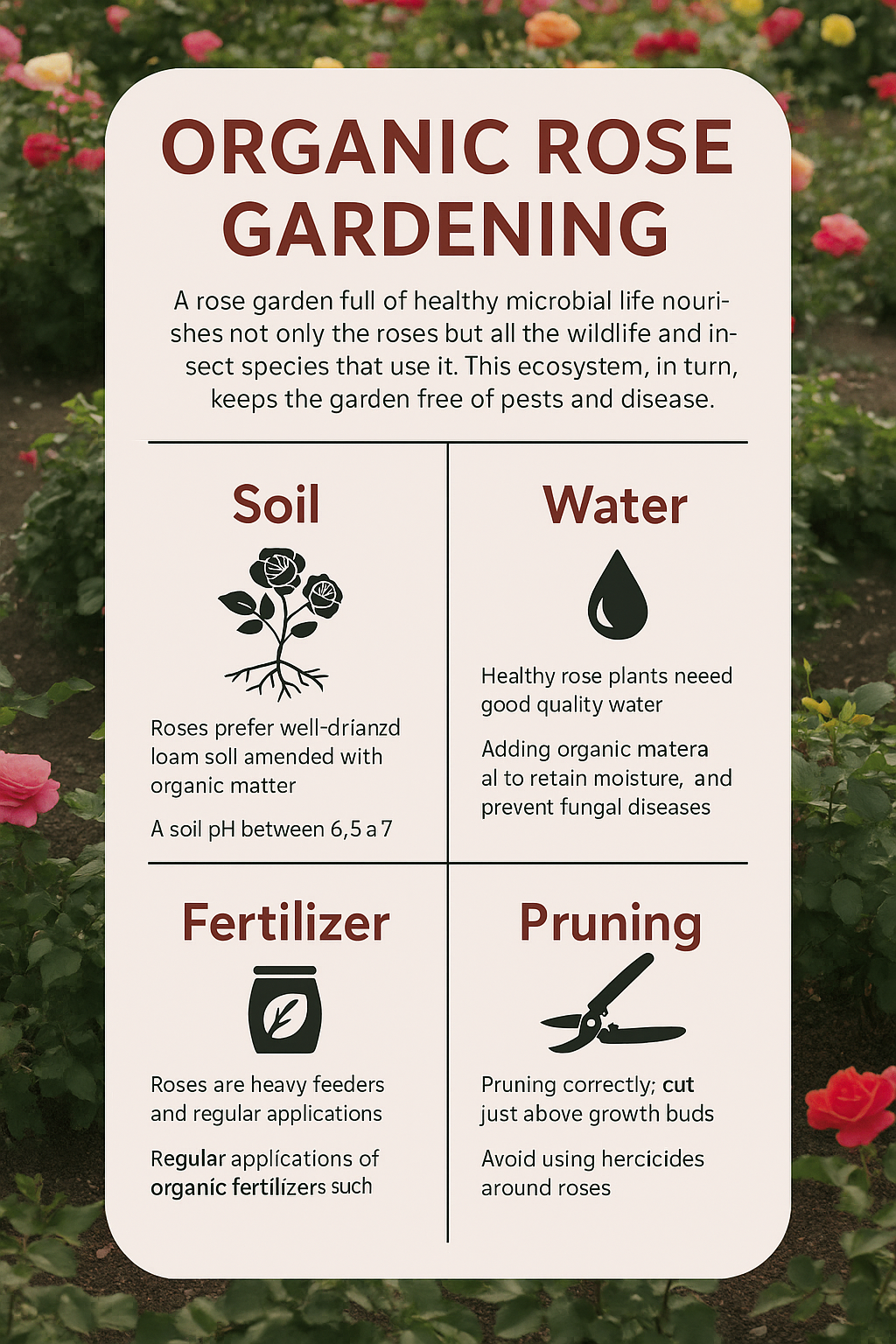Grow Stunning Roses Organically: Tips for Healthy Blooms
