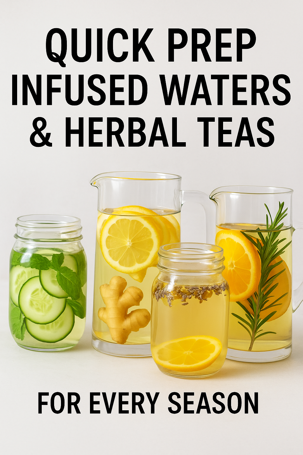Refreshing Infused Waters & Herbal Teas for Better Hydration