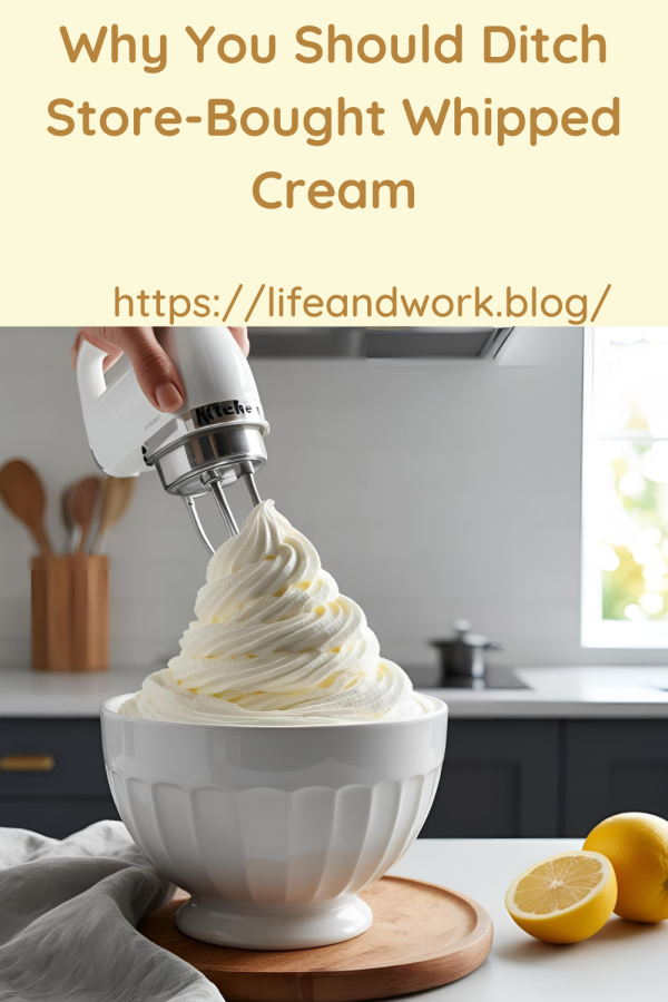 Easily Make Homemade Whipped Cream in Just 7 Minutes