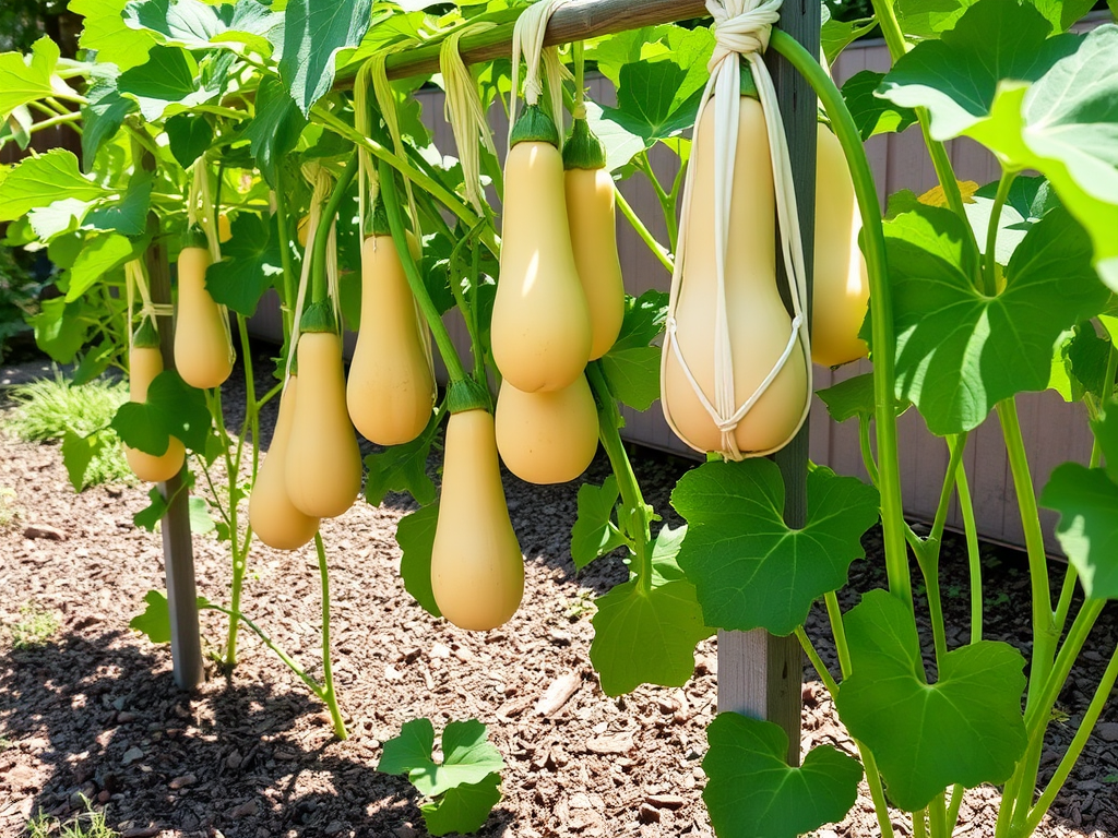 How to Successfully Grow Butternut Squash on a Trellis