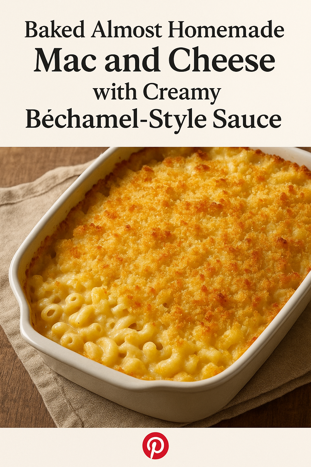 Baked Mac and Cheese Recipe with Homemade Béchamel Sauce