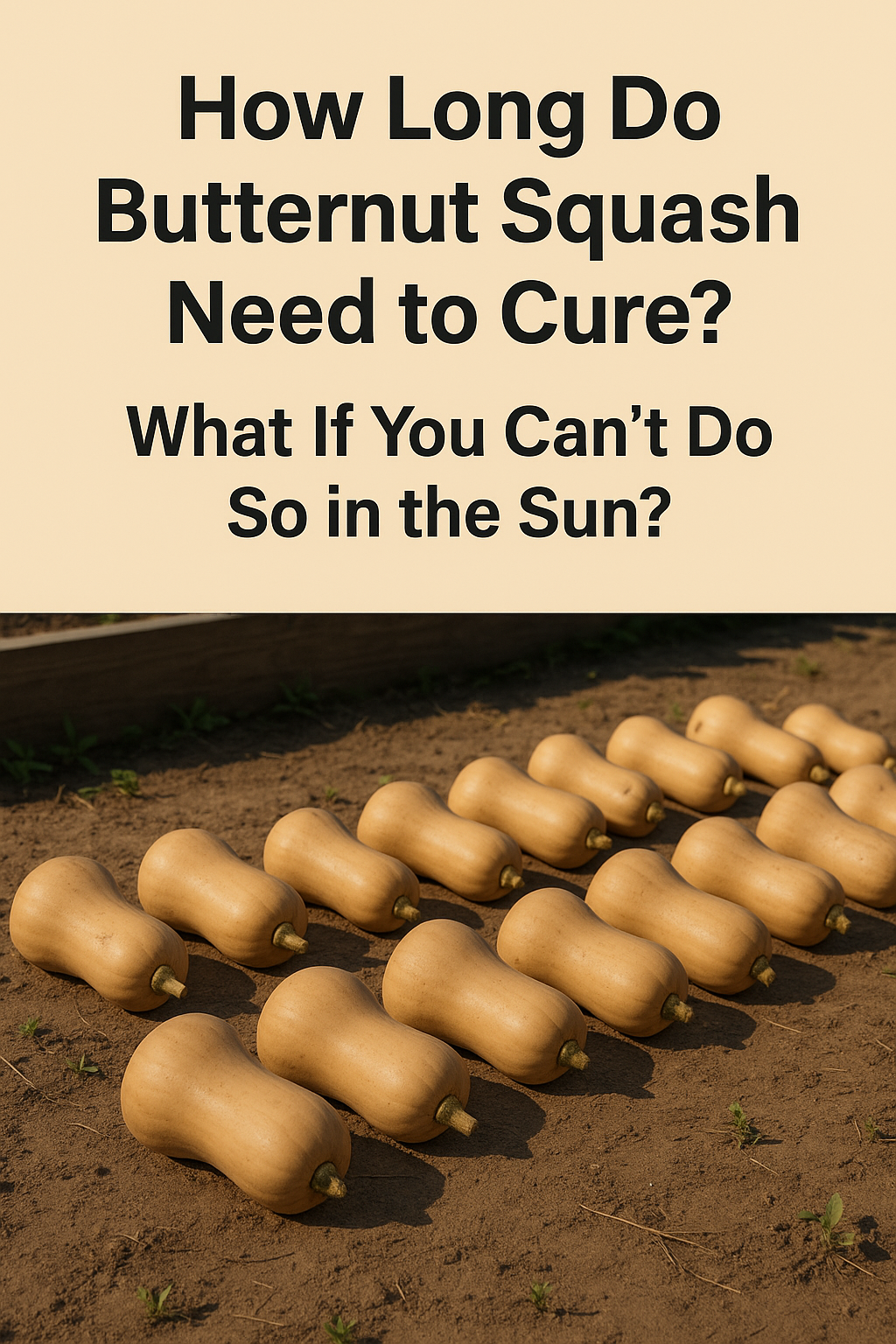 How Long Do Butternut Squash Need to Cure? Simple Storage Tips for ...