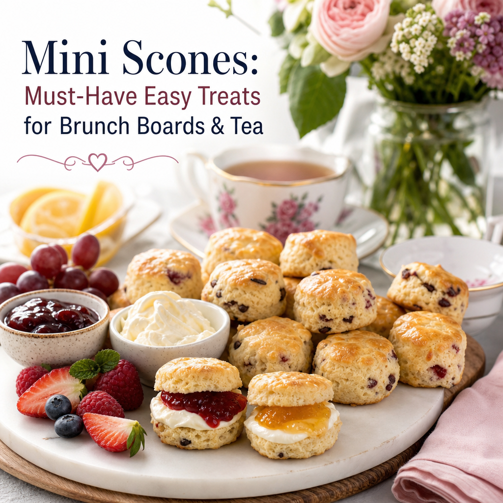 Mini Scones: Must-Have Easy Treats for Brunch Boards & Tea — Image