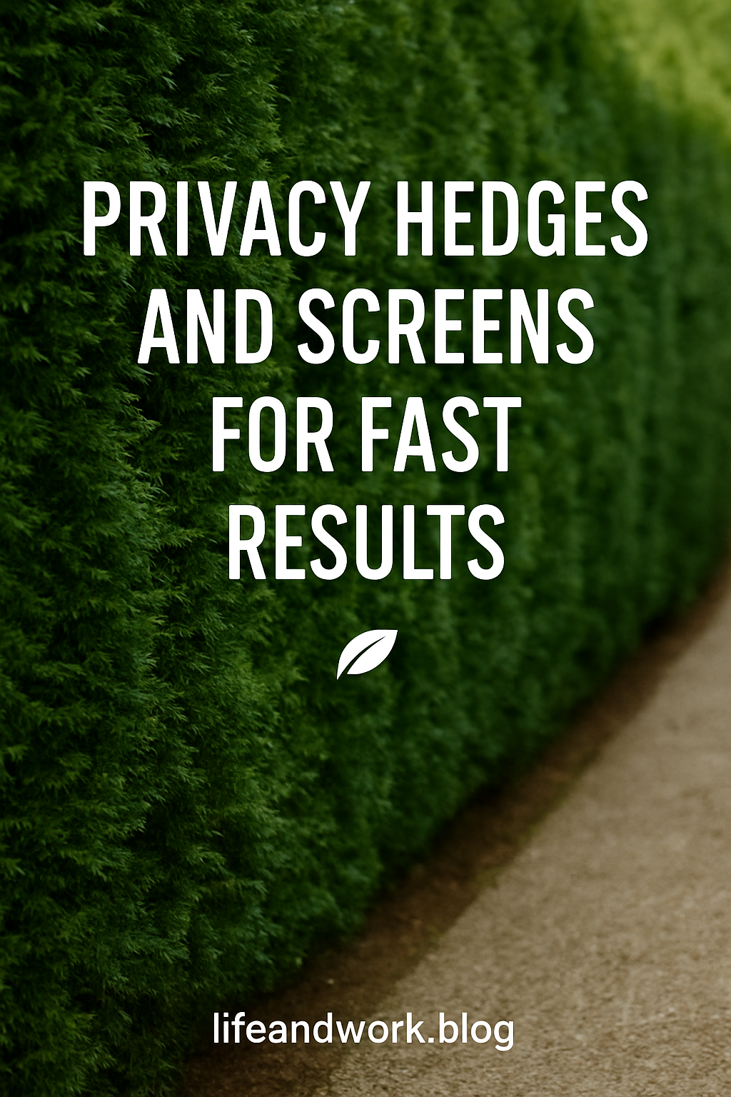 Fast-Growing Privacy Panels: Transform Your Outdoor Space
