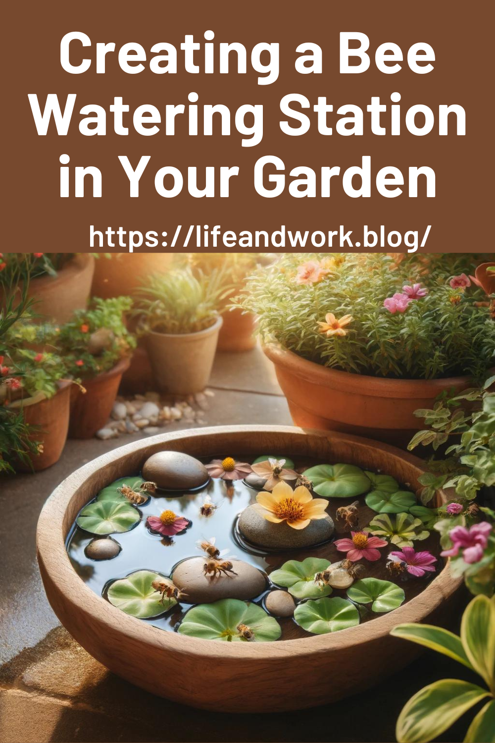 Creating a Bee Watering Station in Your Garden