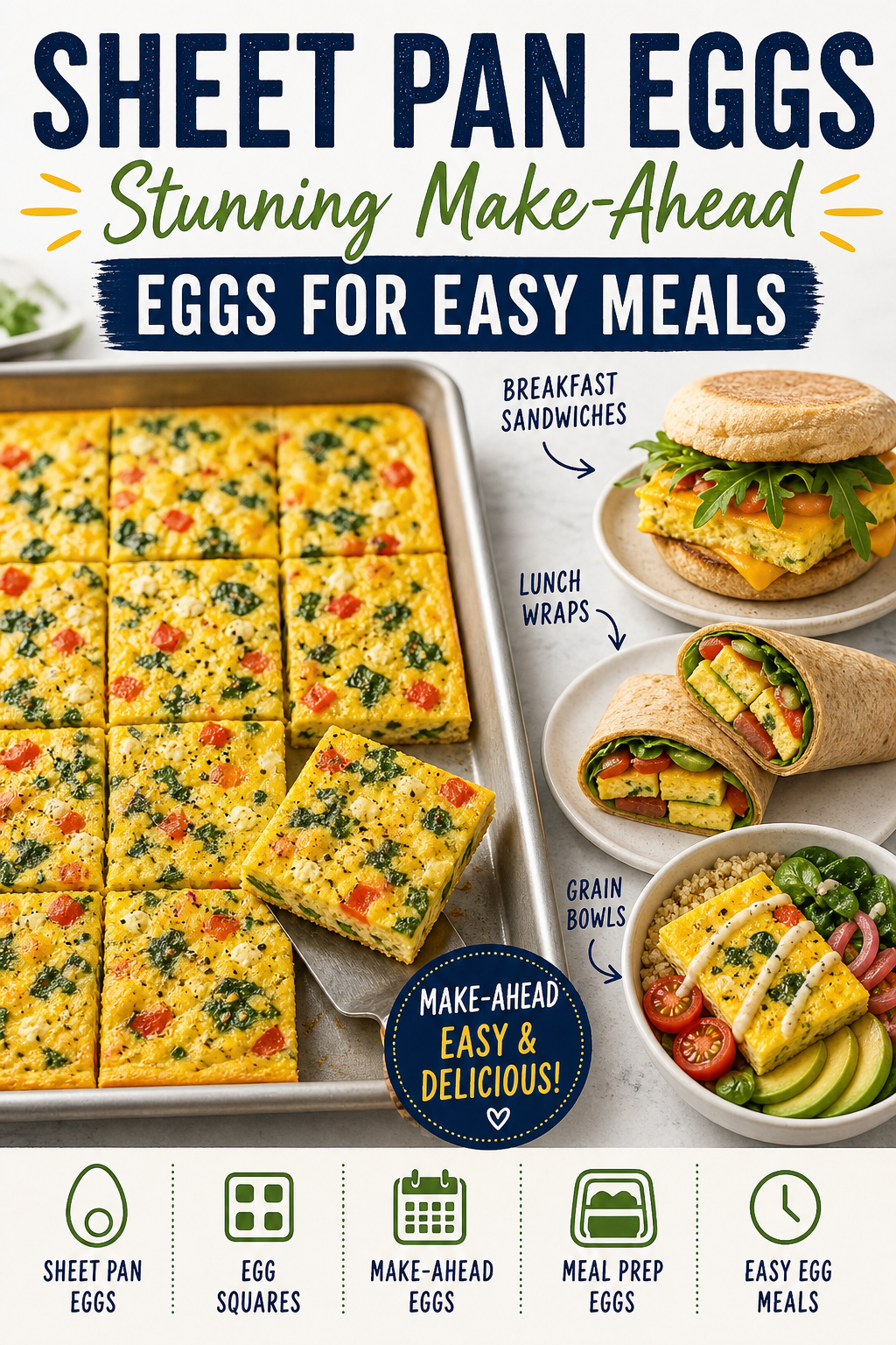 Sheet Pan Eggs: Stunning Make-Ahead Eggs for Easy Meals — Featured image