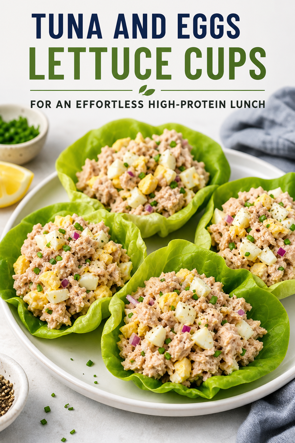 Tuna and Eggs Lettuce Cups for an Effortless High-Protein Lunch — Image